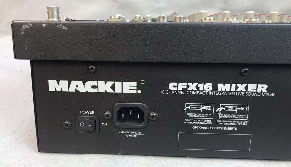 Mackie CFX16 Unpowered Mixer - 16 Channel | eBay