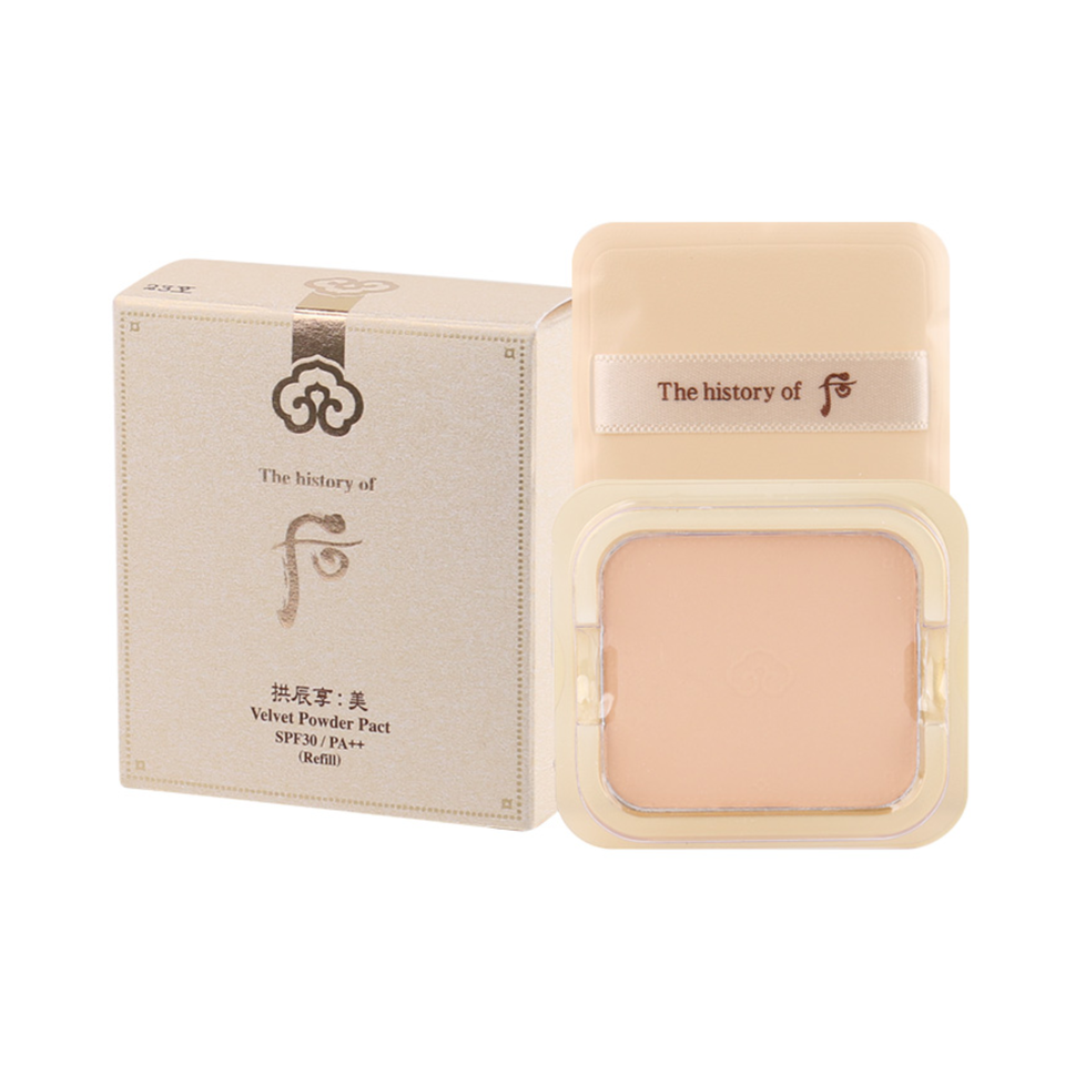 Velvet Powder Pact 15g SPF30 PA++ | Korean Cushion Foundation Matte ...