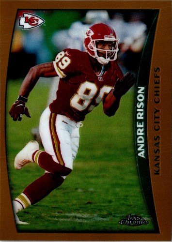 1998 Topps Chrome Andre Rison #123 Kansas City Chiefs Football Card | eBay