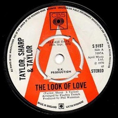 Taylor, Sharp & Taylor - The Look Of Love, 7", (Vinyl) | eBay