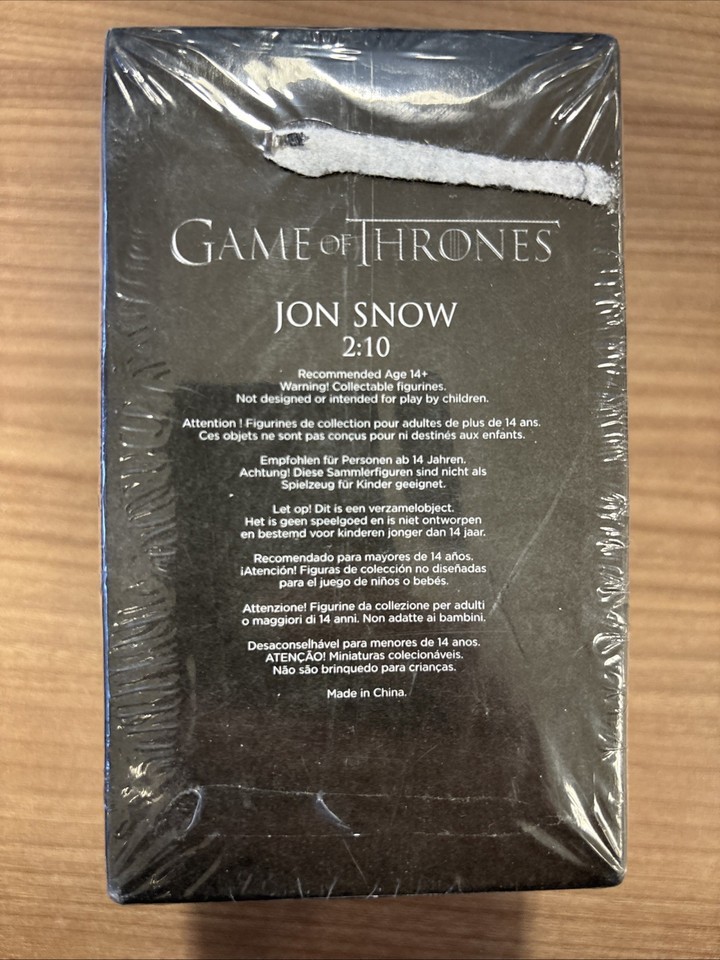 Jon Snow 2:10 Collectible Figure Official HBO Licensed Product Game of ...
