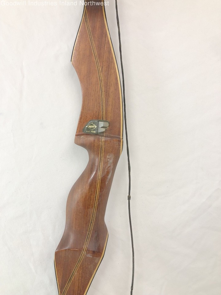 Vintage 57" Damon Howatt Archery Black & Brown Hunter Recurve Bow | eBay