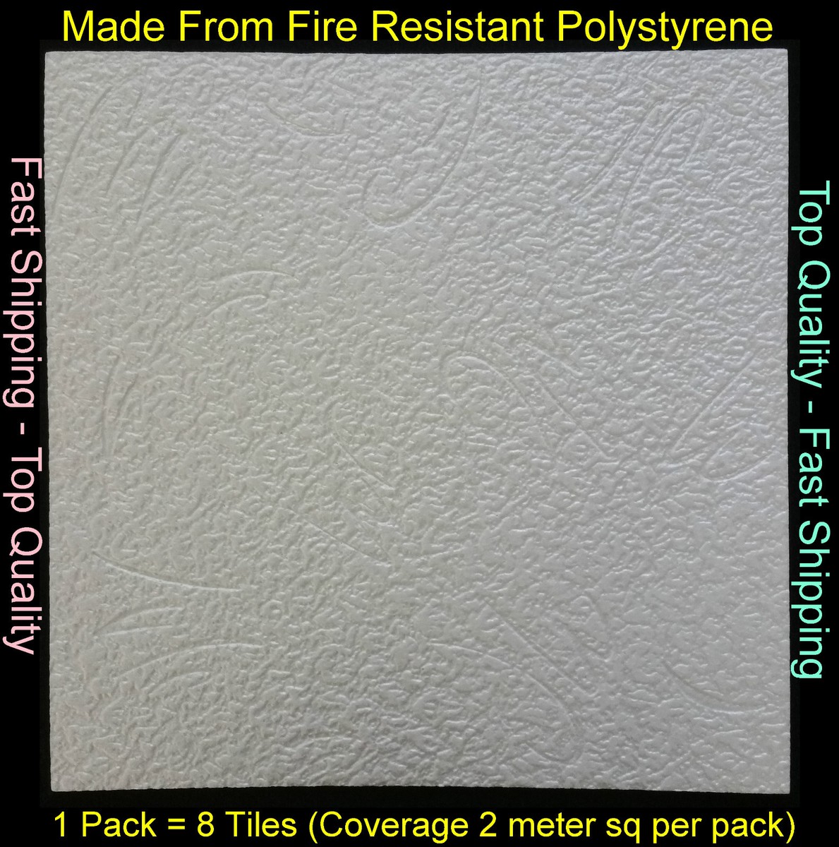 Melt Away Ceiling Tiles Pen 12448 1" X 24" X 48" 1# Eps Melt Away