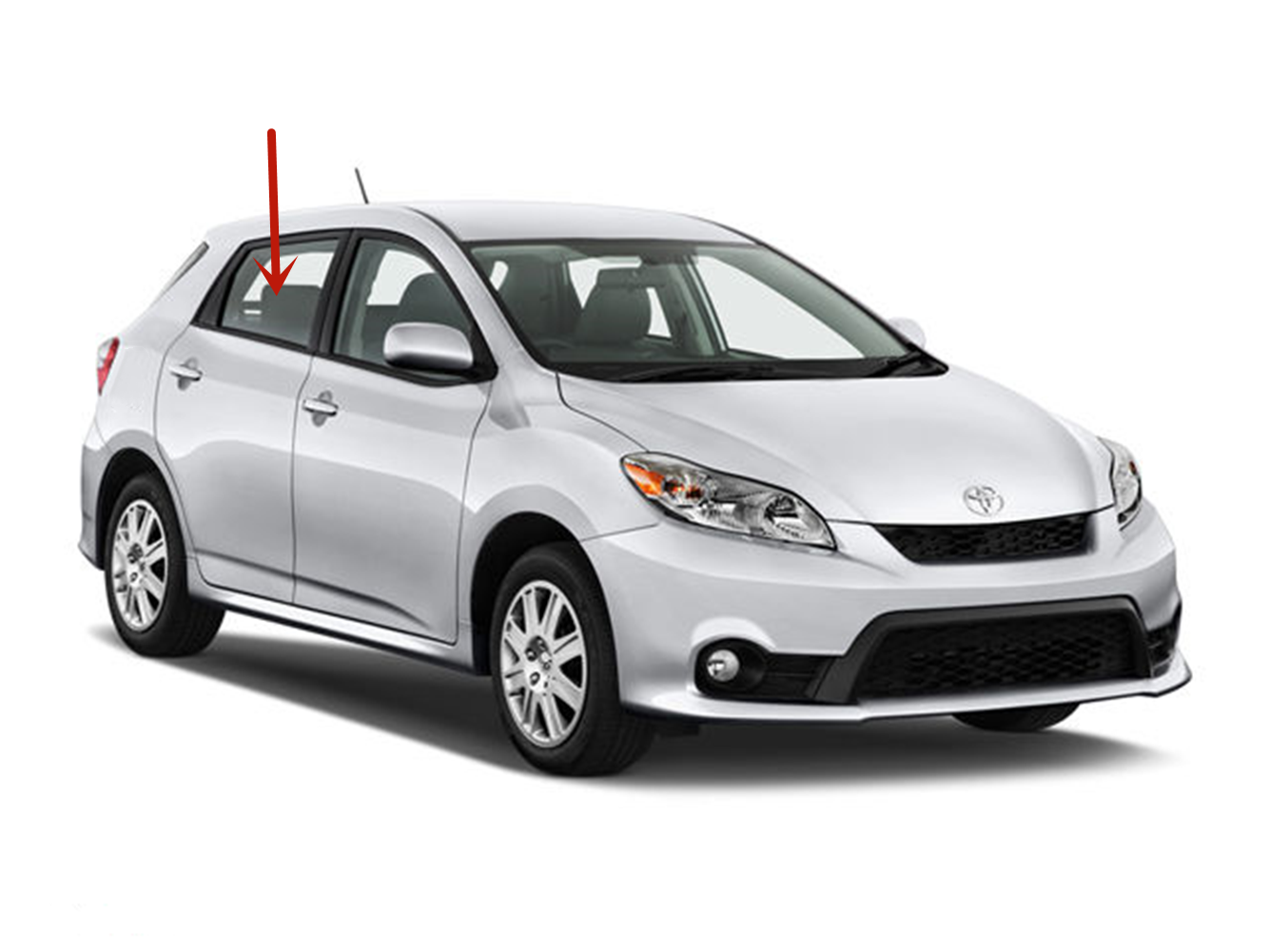 Fits 2009-2013 Toyota Matrix Passenger Side Right Rear Door Window ...