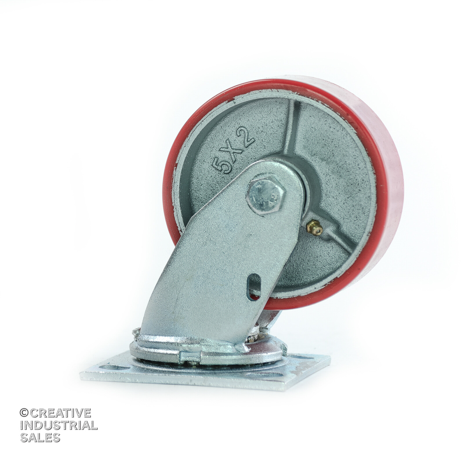 5" x 2" Swivel Caster Polyurethane Wheel on Steel Hub 1000lb Tool Box ...