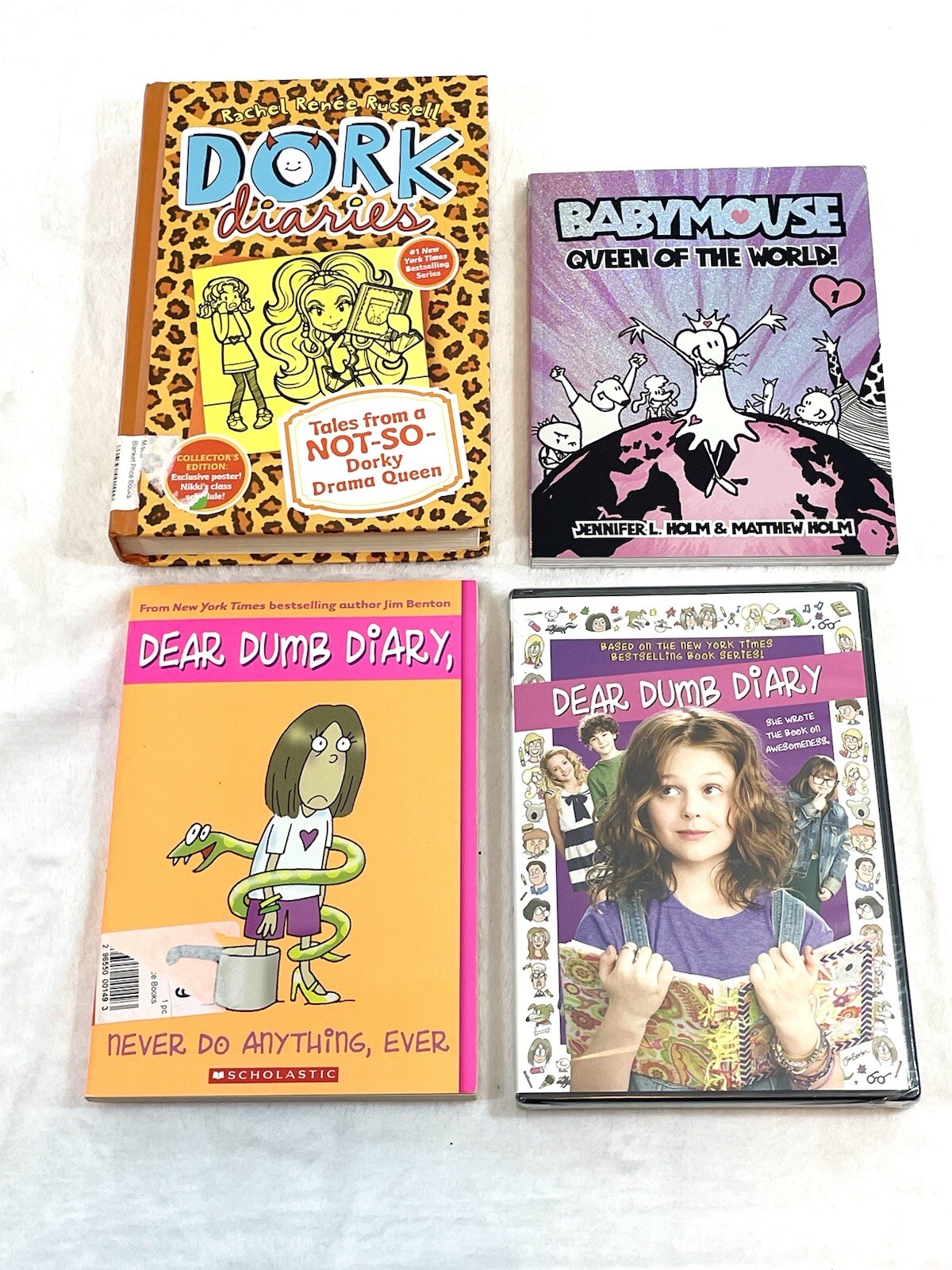Book Lot Dear Dumb Diary Book & Movie Dork Diaries Not So-Dorky Drama Queen | eBay