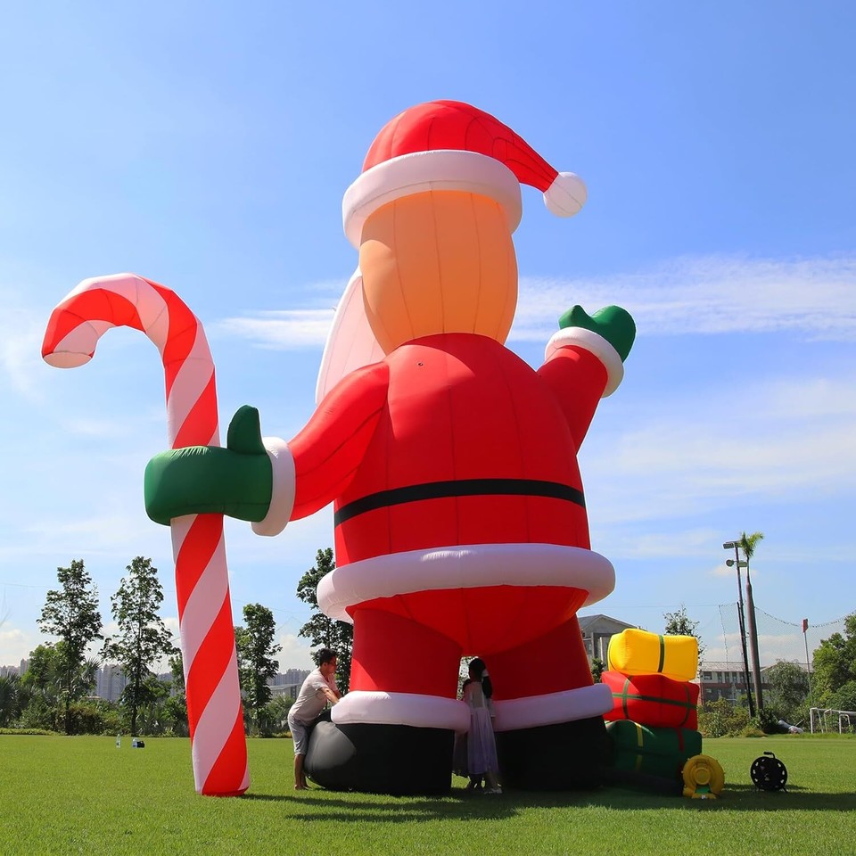 Giant 20FT-40FT Christmas Inflatable Santa Claus Snowman For Xmas ...
