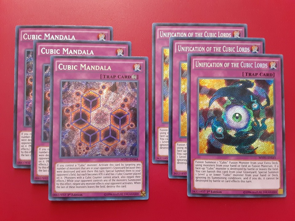 Yugioh Cubic Deck 45 Card SECRET RARE Karma Complte Budget Tournament ...