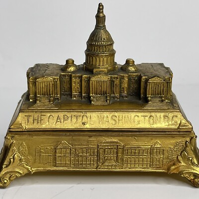 Vintage Capitol Building Washington DC Trinket Box | eBay