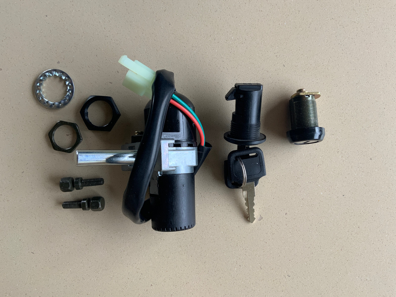 Ignition Switch Seat Lock Set Kit Aprilia Habana Custom Retro Mojito 50 ...