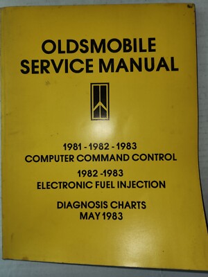 1981 1982 1983 Oldsmobile Computer Command Control EFI Manual Original ...