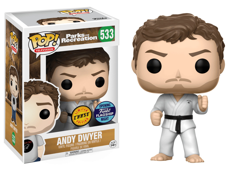 Funko Pop! Vinyl: Andy Dwyer - Funko Flagship Store (Exclusive) #533 ...