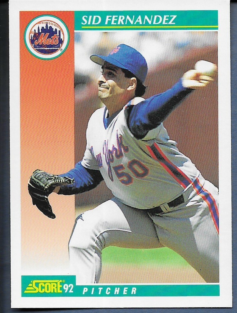 1992 Score #675 Sid Fernandez NM-MT Mets | eBay