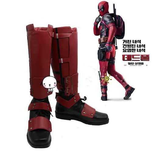 Movie Deadpool 2 Fancy Boots Party Cosplay Shoes Custom Unisex Gift ...