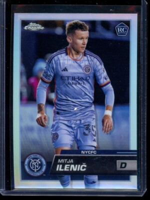 2023 Topps Chrome MLS Mitja Ilenic Rookie Refractor #198 - NYCFC | eBay