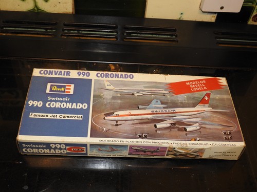 Revell / Lodela Swissair Convair 990 Coronado H-254 model aircraft kit ...