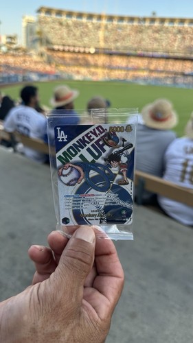 One Piece Monkey.D.Luffy EB02-010 La Dodgers Promo Card 7/3/25 | eBay