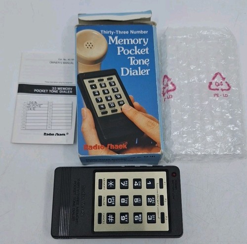 Vintage Radio Shack Pocket Tone Dialer Complete With Box & Paperwork ...