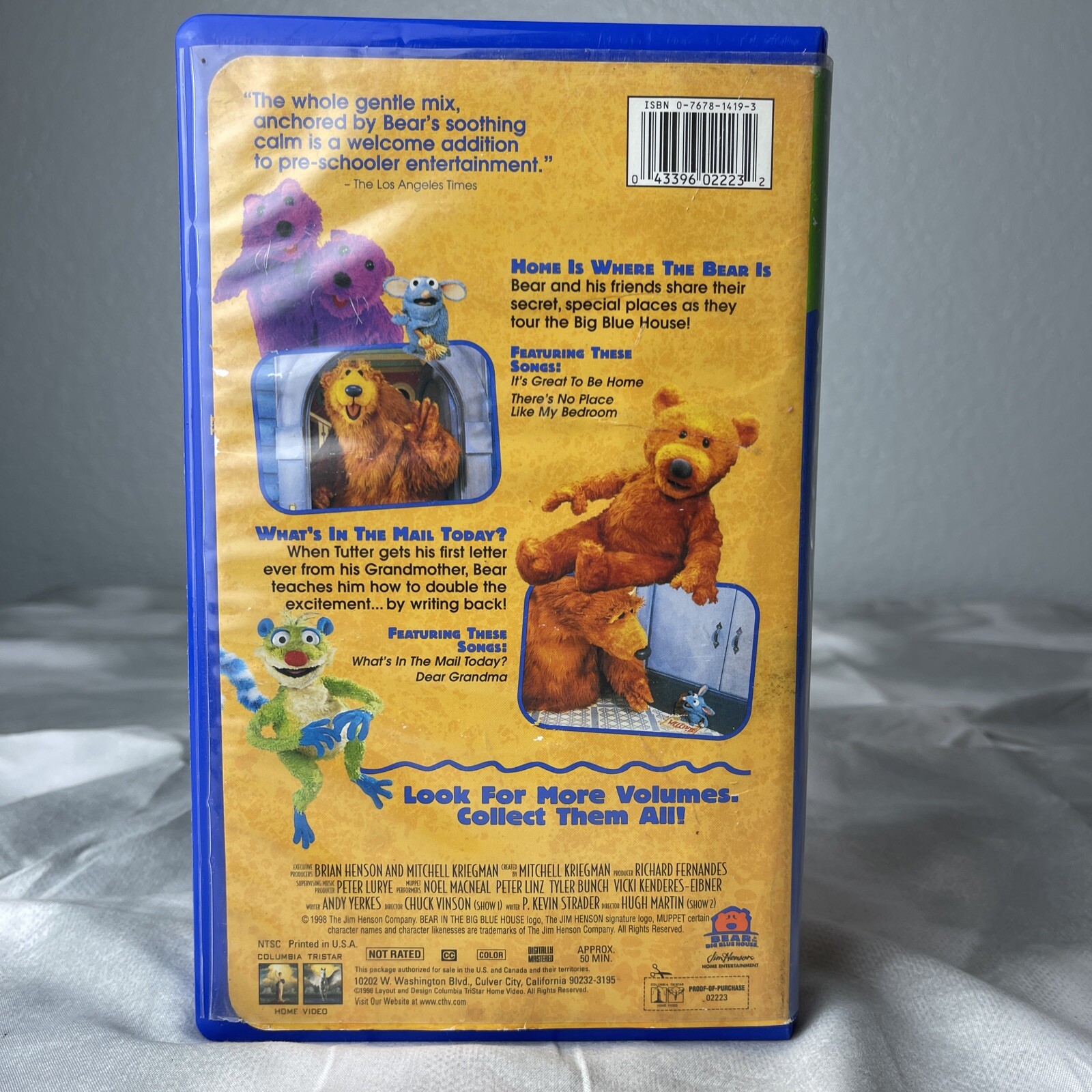Bear in the Big Blue House - Home Sweet Home (VHS, 1998, Dura Case ...