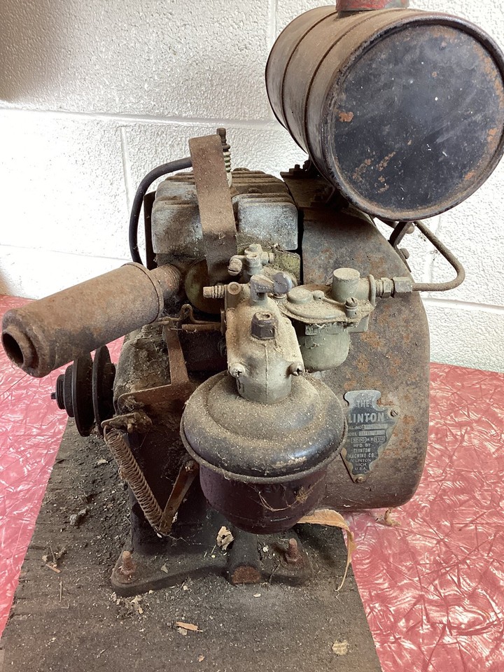 Vintage Clinton Model 700A 1 1/2 HP Gasoline Engine Turns Freely PARTS ...