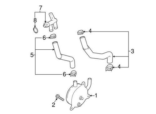 OEM 25620-D3000 Warmer A.T.F Trans Cooler for KIA Cadenza 2017~21 *VIN ...
