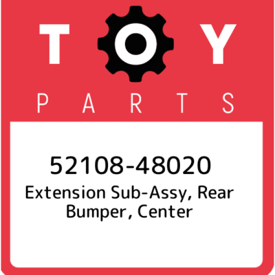 52108-48020 Toyota Extension sub-assy, rear bumper, center 5210848020 ...