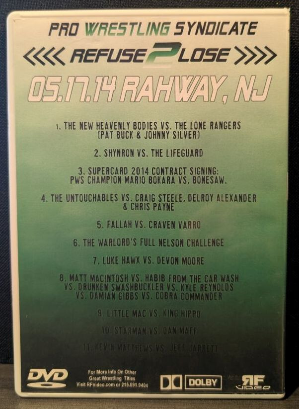 PWS Refuse 2 Lose 2014 indy wrestling DVD WWE WWF ECW WCW AEW ROH | eBay