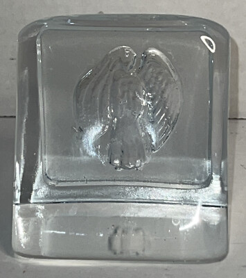 Nybro Sweden Paul Isling Zodiac Virgo Vintage Art Glass Paperweight 3 ...