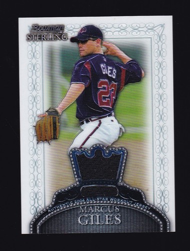 2005 Bowman Sterling Marcus Giles Jersey #BS-MGI Atlanta Braves | eBay