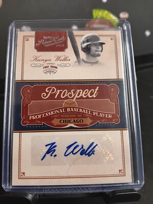 2011 Playoff Prime Cuts Prospect Signatures (15/299) Keenyn Walker #KW ...