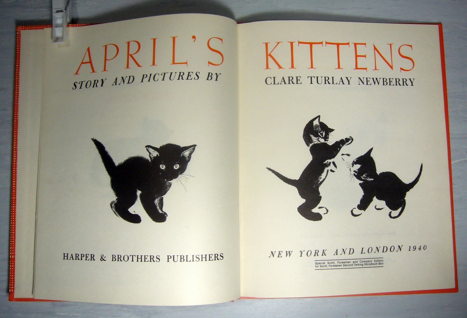 April's Kittens Illustrated Claire Turlay Newberry 1940 Amazing ...