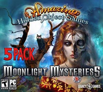 MOONLIGHT MYSTERIES Vol 5 Amazing Hidden Object Games 5 Pack PC Game ...