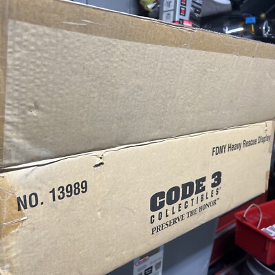 Code 3 Collectibles FDNY Heavy Rescue Display No 13989 NIB Brand New | eBay