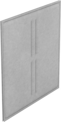 Pleated Air Filter: Ring Panel, MERV 8, Synthetic, 24" High, 24" Wide ...