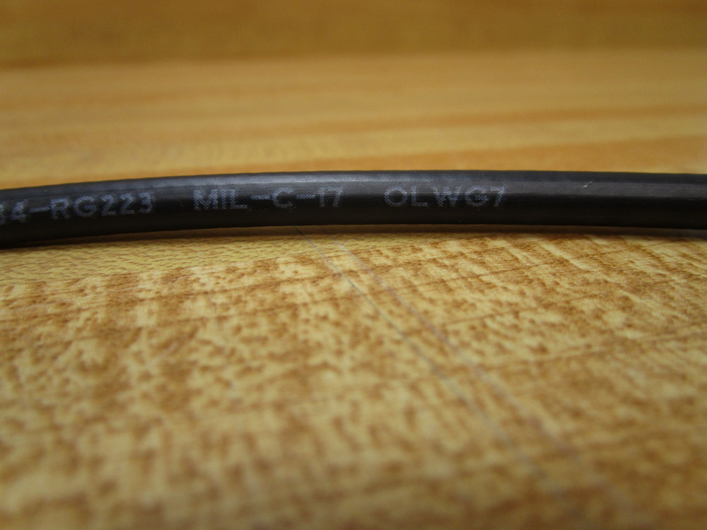 CCI/ Saxton M17/84-RG223 Coaxial Cable MIL-C-17 24006-04 | eBay