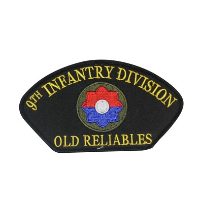 9th Infantry Division Old Reliables Embroidered Iron On Patch - US Army ...