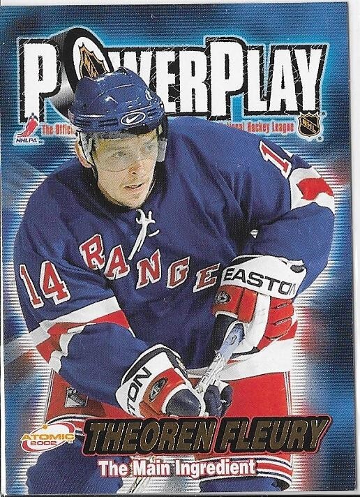 2001-02 Pacific Atomic THEOREN FLEURY PowerPlay insert card #22 | eBay