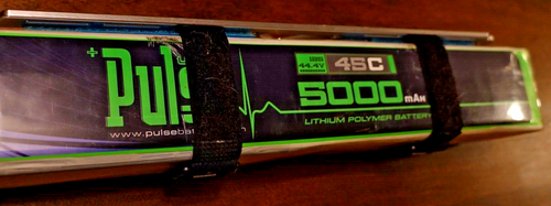 Pulse 5000 mAh 45c 44.4v 12s Lithium Polymer Battery With Mount ...