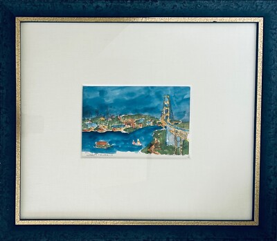 Jerry Schendel - signed watercolor print San Francisco | eBay