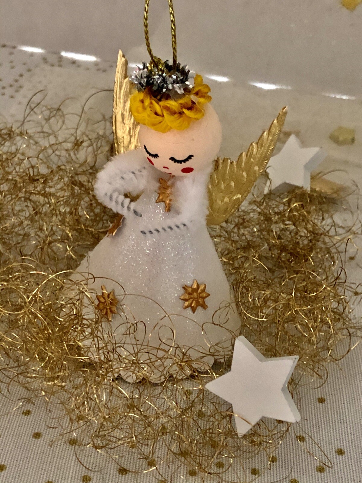 Vintage Inspired, Angel Ornament, Handmade | eBay