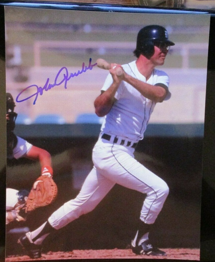 JOHN GRUBB SIGNED 1984 DETROIT TIGERS 8x10 PHOTO w/ COA | eBay