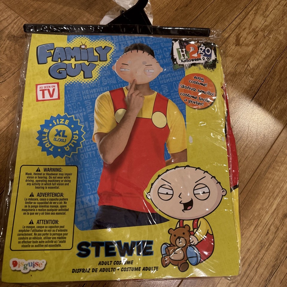 Stewie Family Guy H2go Halloween Costume Adult W/ Mask New HTF Disguise ...