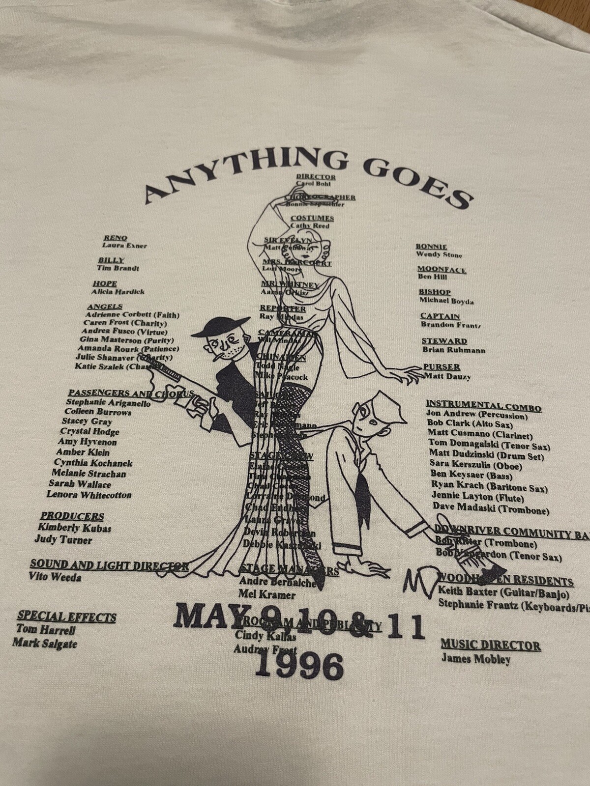 Vintage Anything Goes The Musical Tshirt - 1996 - Rar… - Gem