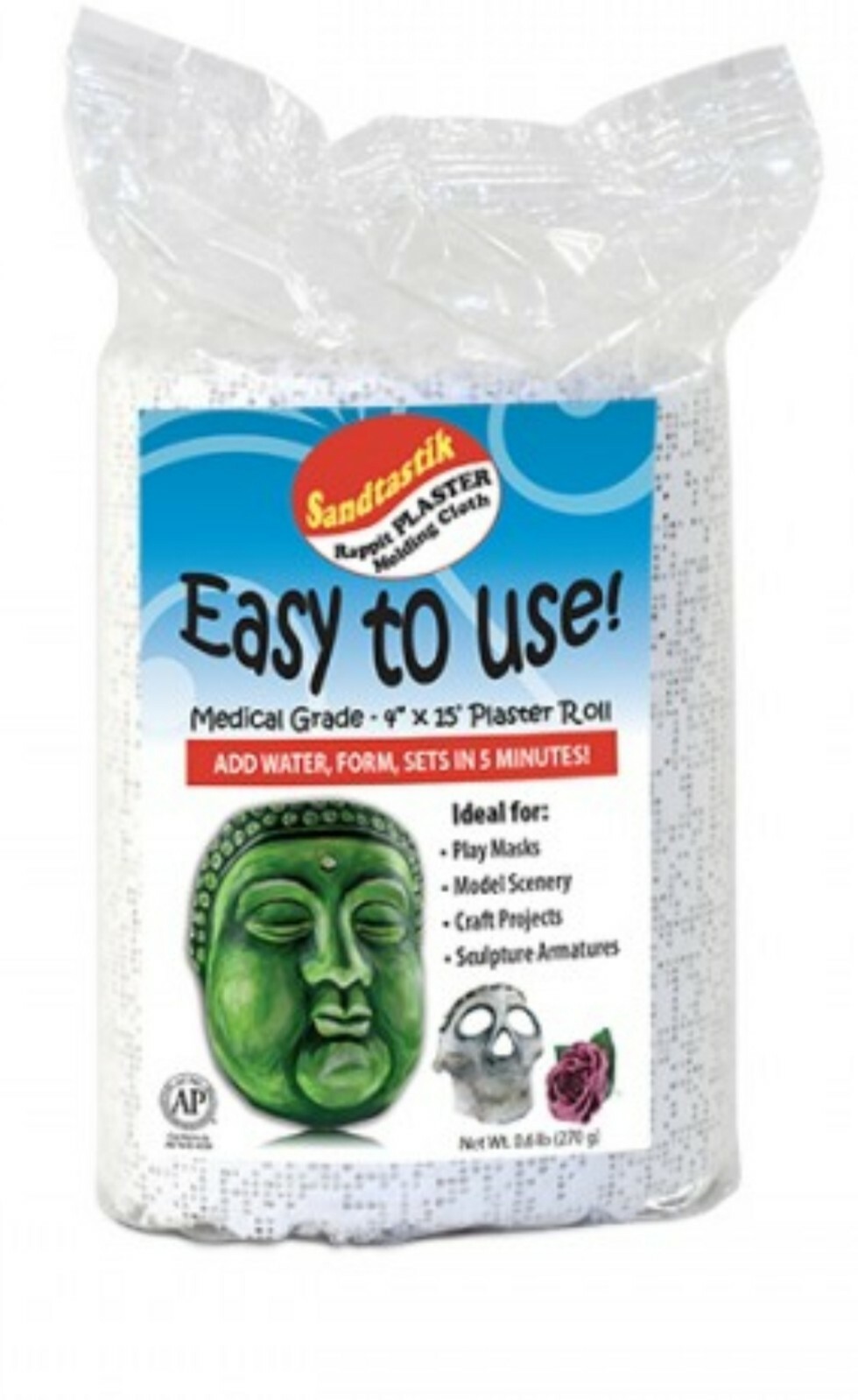 Rappit Plaster Molding Cloth Medical Grade Bandage Sandtastik 4" X 15 ...