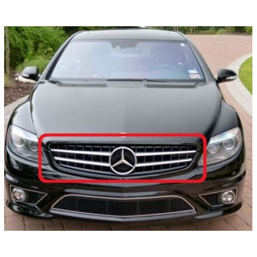 Genuine Mercedes-Benz CL AMG Front Bumper Radiator Grille 2168800583 ...