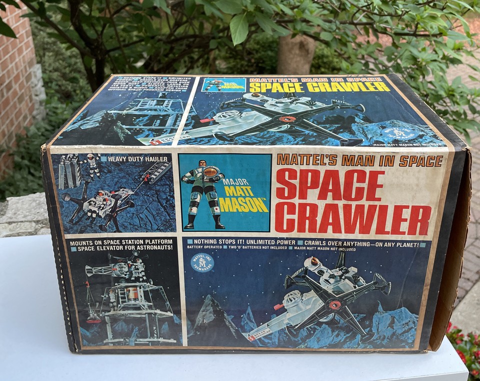 ( EMPTY BOX Only ) For 1966 Mattel Major Matt Mason SPACE CRAWLER ...