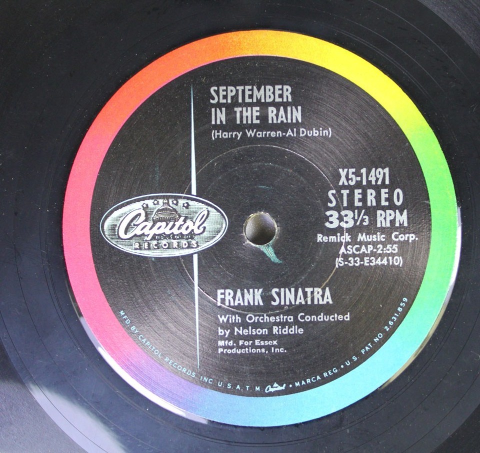 Pop Compact 33 45 Frank Sinatra - You Do Something To Me / September In The Rain | eBay