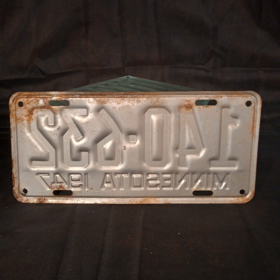 Vtg Minnesota License Plate Original 1941 Tag 140 632 Land Of 10000 ...