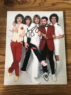 Styx Autographed 8x10 Photo x2 James Young Chuck Panozzo American Rock ...