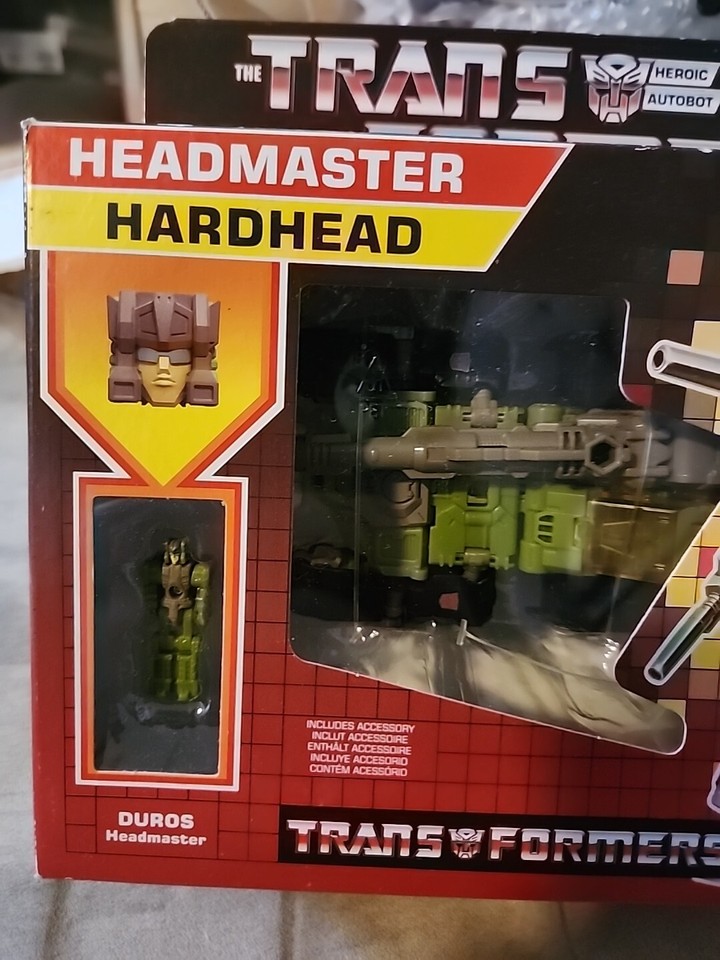 Transformers G1 Retro Headmaster Hardhead Figure New In The Box ...